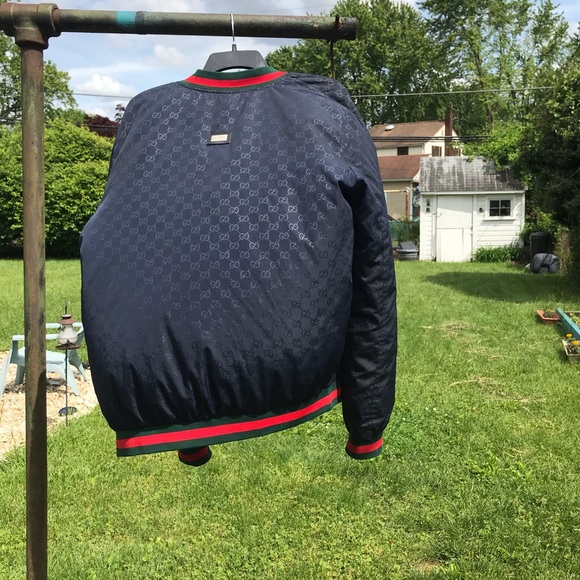 Gucci | Jackets & Coats | Gucci Men Zip Up Jacket Manufactured In Italy ...